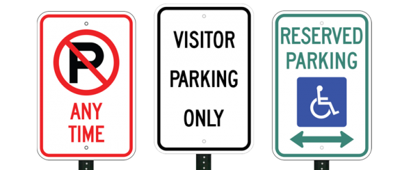 Aluminum Parking Signs - SignCovers.com
